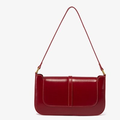 Red Bag Women's New Underarm Bag Shoulder Messenger Handbag
