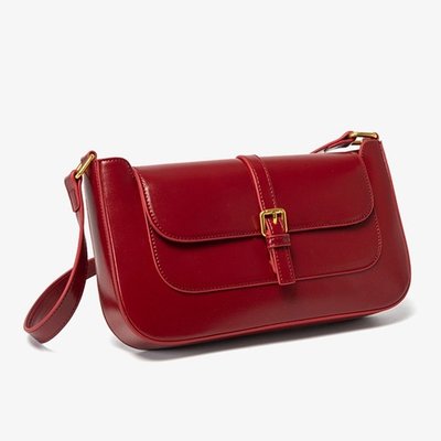 Red Bag Women's New Underarm Bag Shoulder Messenger Handbag