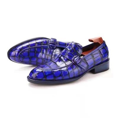 Imported Crocodile Leather Shoes 2022 Formal Dress Nile Crocodile Men's Leather Shoes Casual Suit Men's Wedding Shoes