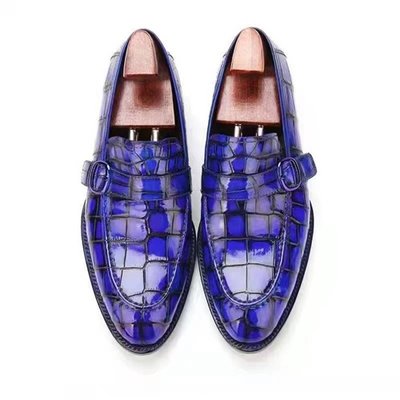 Imported Crocodile Leather Shoes 2022 Formal Dress Nile Crocodile Men's Leather Shoes Casual Suit Men's Wedding Shoes