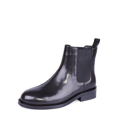 Men's And Women's Boots Martin Boots Tide Shoes All-Match Short Boots Leather Spring High-Top Set Feet Leather Shoes