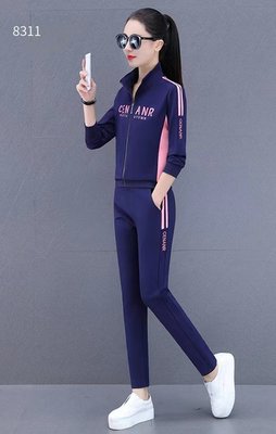 Casual Sports Suits Women's 2022 Autumn New Fashion Spring And Autumn Two-Piece Suit