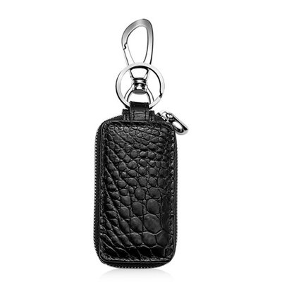 Crocodile Men's Key Bag Crocodile Leather Waist Hanging Shockproof Key Bag Car Remote Control Protective Sleeve Tide
