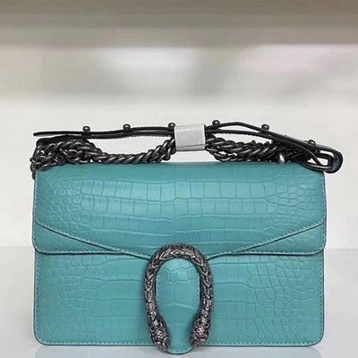 Luxury Imported Crocodile Leather Women's Bag High-End Genuine Leather Ladies Shoulder Messenger Bag Chain Bag