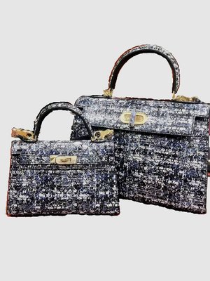 Himalayan Original White Luxury Natural Python Leather Women's Bag Shoulder Bag Diagonal Bag