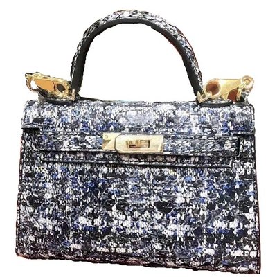 Himalayan Original White Luxury Natural Python Leather Women's Bag Shoulder Bag Diagonal Bag