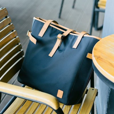 Monisa First layer cowhide leather fashion casual portable leather tote bag large capacity commuter shoulder bag