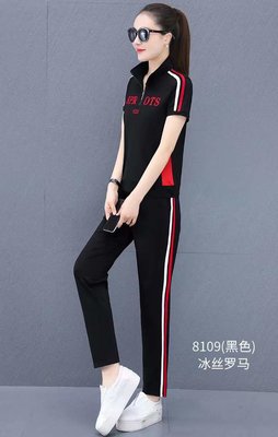 Monisa women summer sports leisure  suit with short sleeves / sports casual wear / sports and leisure / lady suits