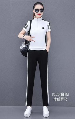 Monisa lady summer sports leisure colorful suit with half zipper / men s wear / casual suits / sports suits / modal