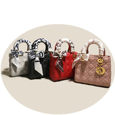 Spring And Summer Hot Style Diana Bag 2022 New Bag All-Match Oblique Cross Portable Tote Bag  Diamond Chain Bag