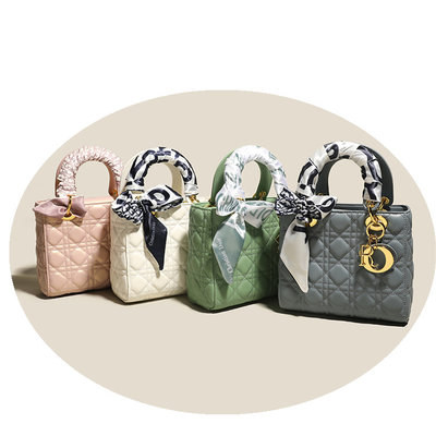 Spring And Summer Hot Style Diana Bag 2022 New Bag All-Match Oblique Cross Portable Tote Bag  Diamond Chain Bag