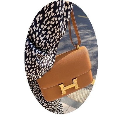 Palm Grain Cowhide Kangkang Bag Women's Leather H Buckle Stewardess Bag Shoulder Small Square Bag Oblique Cross Tofu
