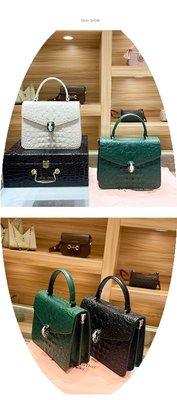 Leather Crocodile Pattern Snake Head Envelope Bag Shoulder Bag Premium Sense Handbag Women