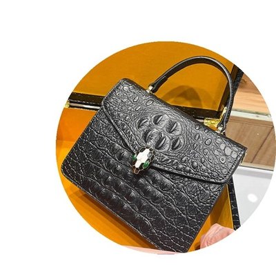 Leather Crocodile Pattern Snake Head Envelope Bag Shoulder Bag Premium Sense Handbag Women