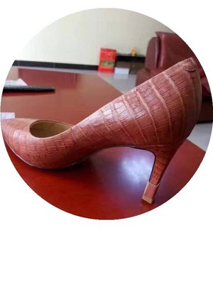 High Heels Women's Leather 2022 New Shallow Mouth Pointed Toe Stiletto Crocodile Pattern European Goods Temperament