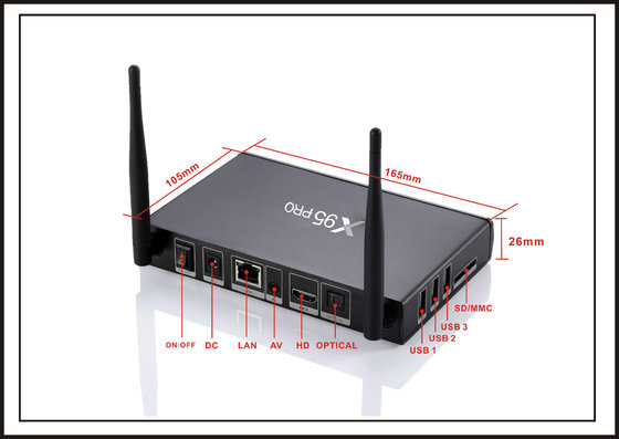Amlogic S905X kodi16.1 android 6.0 Smart 4K android TV Box X95 Pro 2g/16g