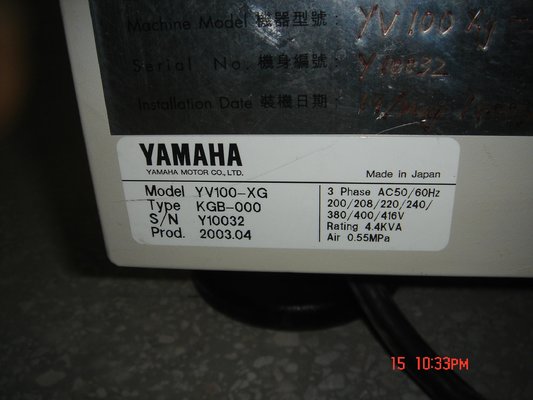 Selección de Yamaha YV100XG SMT y máquina del lugar, máquina flexible de Smt Mounter