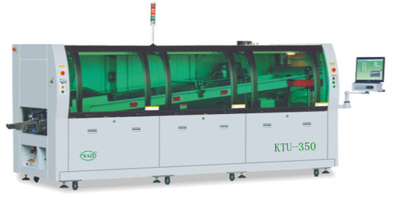 El PLC controla la máquina que suelda de la onda sin plomo con el aspecto aerodinámico KTU-350