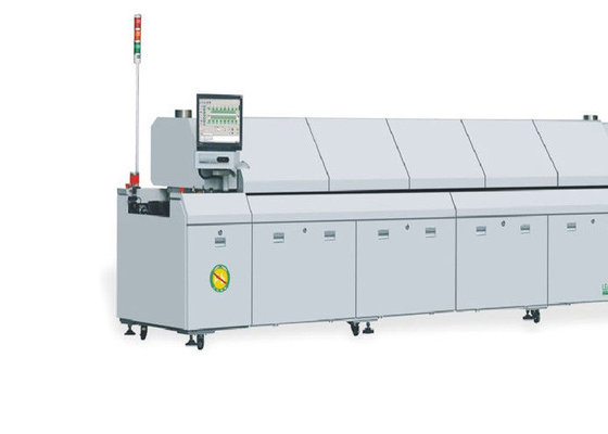 horno de lanzamiento del flujo de SMT del poder 38KW con precisión del control de la temperatura la alta y de la repetición de la curva