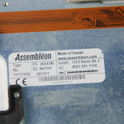 Alimentador original R4.1 9466 de los recambios ITF2 8m m de Asembleon SMT 026 54081