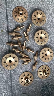 V-tech vacuum brazed stone and ceramic cutting diamond core drill bits