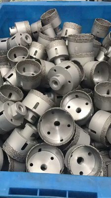 V-tech vacuum brazed stone and ceramic cutting diamond core drill bits