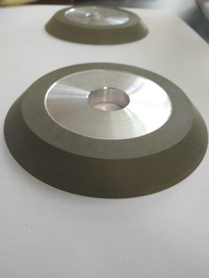 1V1 shape diamond grinding wheel Green Color,1V1 Resin Bonded Diamond Grinding Wheels With 30 Degree Angle