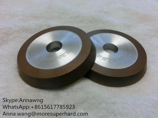1V1 shape diamond grinding wheel Green Color,1V1 Resin Bonded Diamond Grinding Wheels With 30 Degree Angle