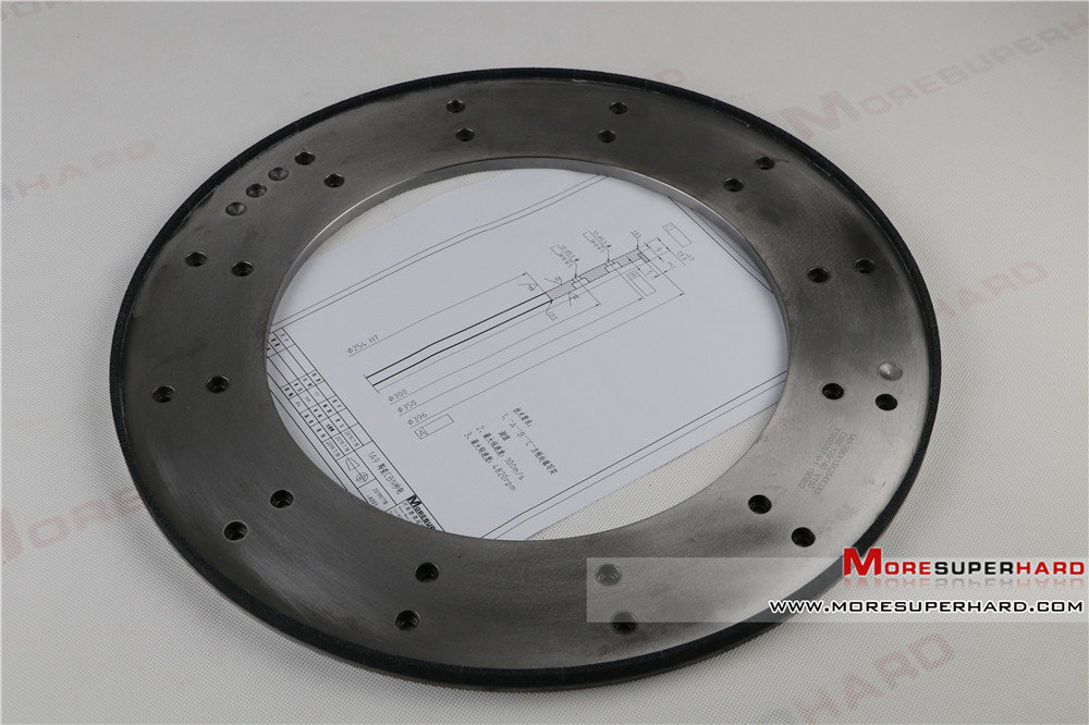 Vit CBN Grinding Wheel for Cleaning Up the End of Shaft,vitrified bond cbn grinder wheel