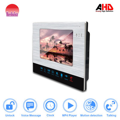 High resolution 1024*600 video door phone / door bell / intercom for villas, support 2 to 6 system