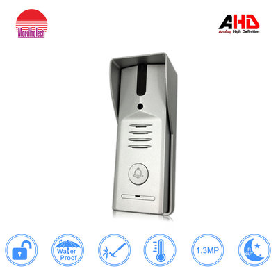 High resolution 1024*600 video door phone / door bell / intercom for villas, support 2 to 6 system