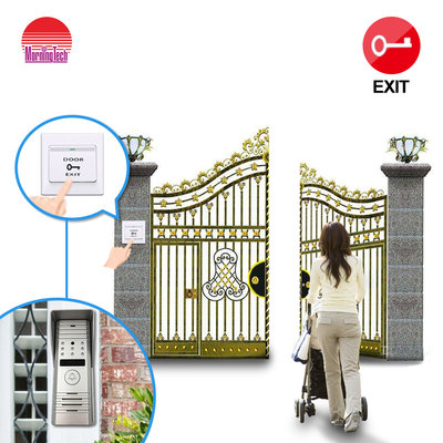 Morningtech 7 Inch manual Button Video Door Phone ,intercom door opening system HD doorbell