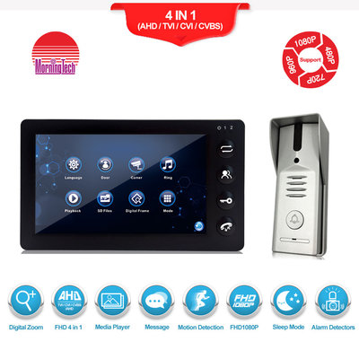 HD1080P video door bell intercom waterproof IP65 clear night vision video doorbell camera