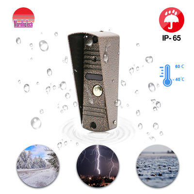 With Motion Detection Alarm wired Video Intercom Phone AC 12 video Door Bell