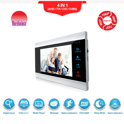 Security system door bell camera video 7 Inch TFT LCD with CE FCC ROHS Certification video Intercom sets