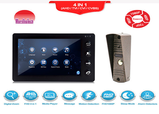 Video Doorbell Phone 7" Video Intercom Door phone HD Camera kits Dual-way Intercom for Villa/Office