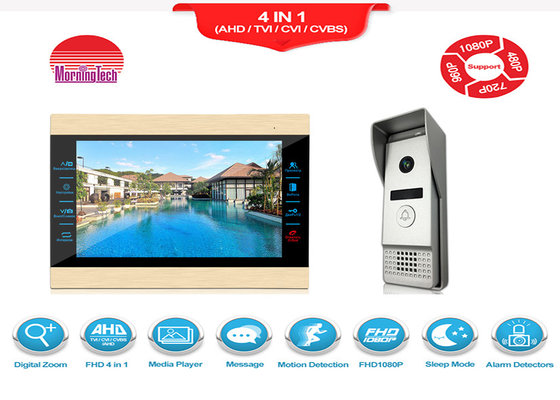 Door villa video intercom system best quality interphone with camera gold video door bell