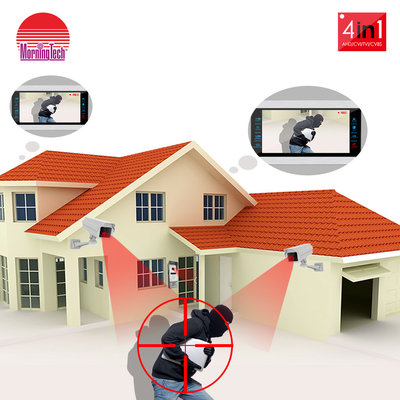 sensor's button AHD1080P 220V video intercom with metal housing villa office security intercom System
