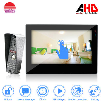 Morningtech Metal Housing 4 wired analog video door phone Support Max.32G SD Card