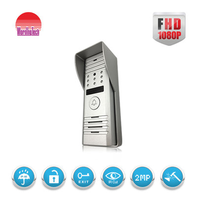Morningtech wire Video door phone smart metal case door bell with waterproof IP65
