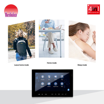 Morningtech 7 inch color video door phone sensor button video door bell smart security intercom