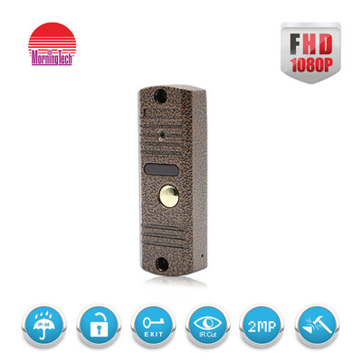 4 wired FHD108P smart doorbell phone intercom with pin-hole camera