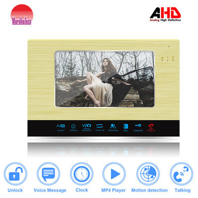Amazing Wired Villa video intercom system Entry system home security with Clock&date function