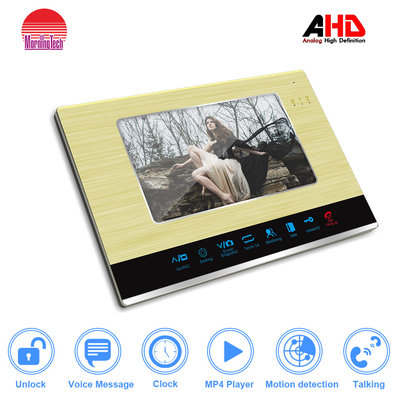 Amazing Wired Villa video intercom system Entry system home security with Clock&date function