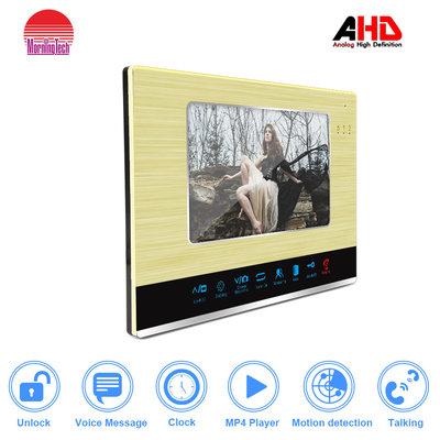 Amazing Wired Villa video intercom system Entry system home security with Clock&date function