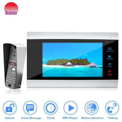 Analog video door phone wire villa/building/apartment video door phone with memory