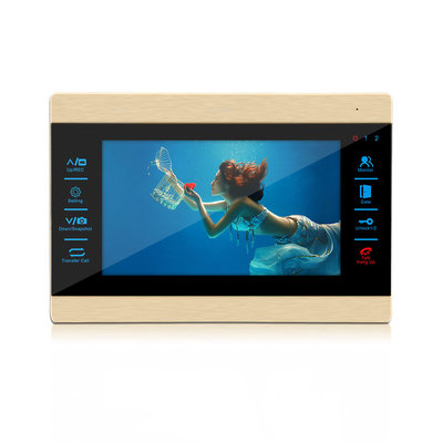 Most popular video door phone wire metal door bell video door intercom with multi functions