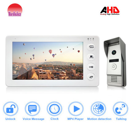 Morningtech AHD1080P Villa door phone system with Silver or Gold color Audio Intercom Entry System