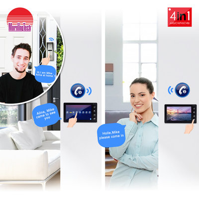 Morningtech home security camera doorbell systems with motion detection door phone