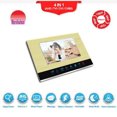 Morningtech FHD1080P Touch Screen Video Door Phone with record Max support32G Can watch movies by indoor monitor